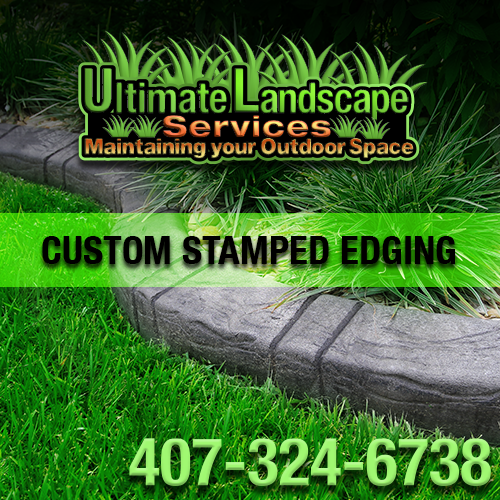 Custom Stamped Edging